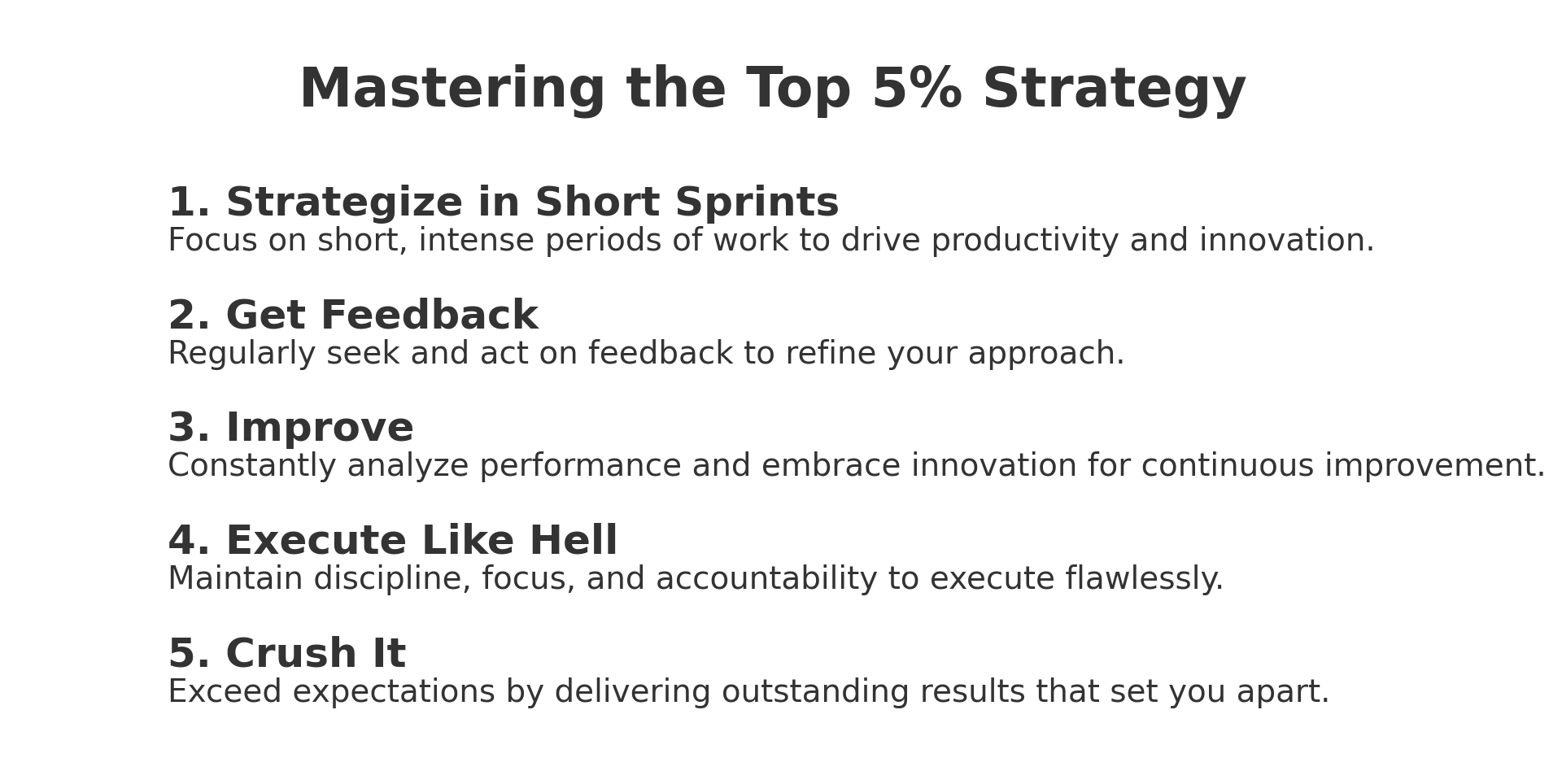 Top 5% Strategy – Maverick